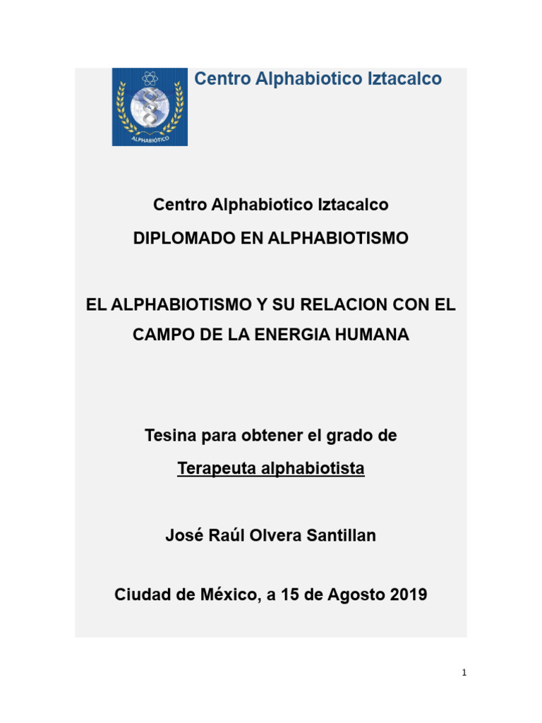 Introducción al Alphabiotismo y Energía | PDF | Qi | Yin y yang