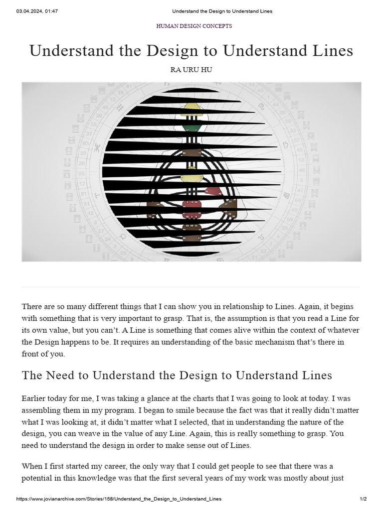 Understand The Design To Understand Lines | PDF | Cognition
