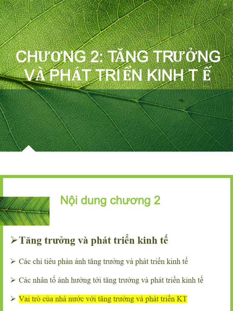 Chương 2 - KTPT - SV | PDF