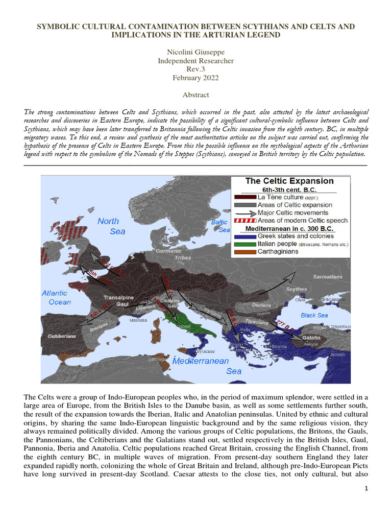 Contaminazione Culturale Simbolica Tra Sciti e Celti e Implicazioni ...