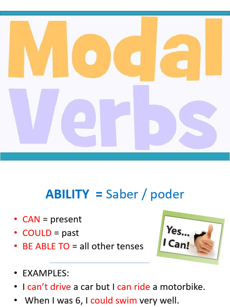 Modal Verbs Grammar Guides - 87469 | PDF