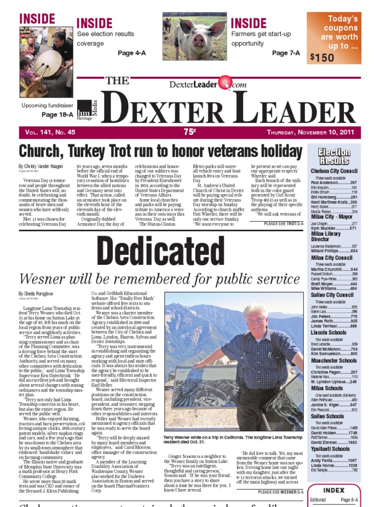 Dexter Leader Front Page | PDF | Unrest | Armed Conflict