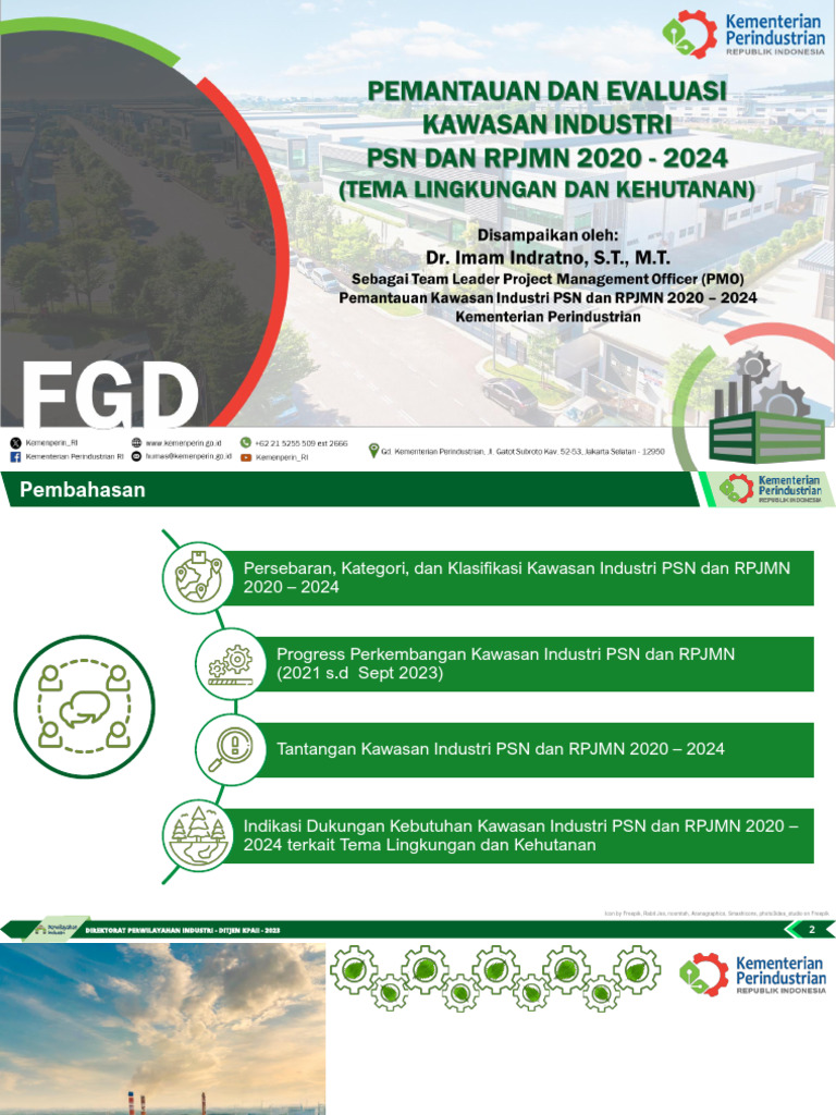 Bahan Presentasi FGD PMO Tema LHK - 19102023.ver3. | PDF