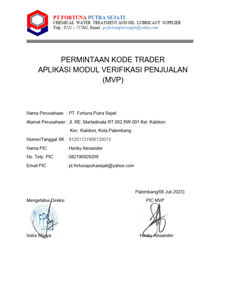 Penugasan Dan Permintaan Kode Trader MVP | PDF