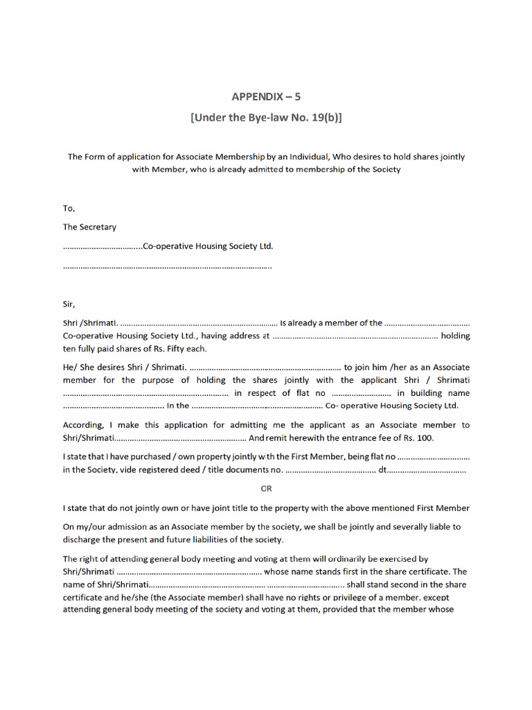 Appendix 5 Bye Lawsno.19 (B) | PDF