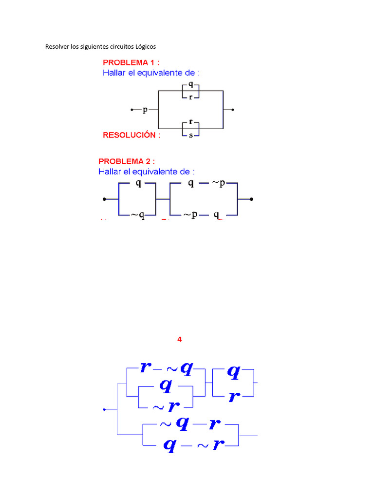 Resolver Circuitos Lógicos Eficazmente | PDF