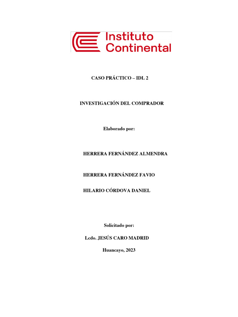 CPP2 Idl2 Herrera Favio | PDF | Business | Cliente