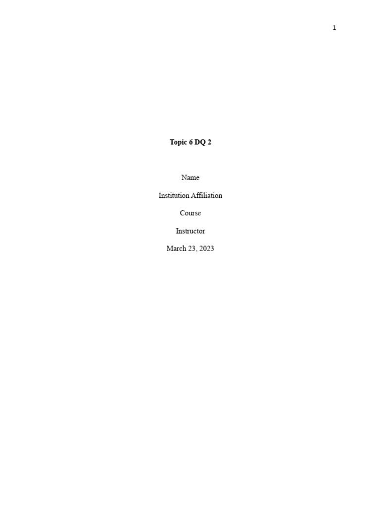 Topic 6 Dq 2 Pdf Learning Concept