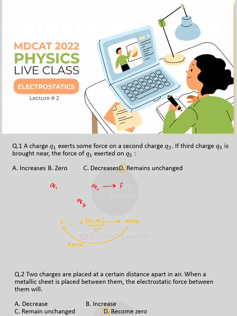 Electrostatics 2 | PDF | Capacitance | Capacitor