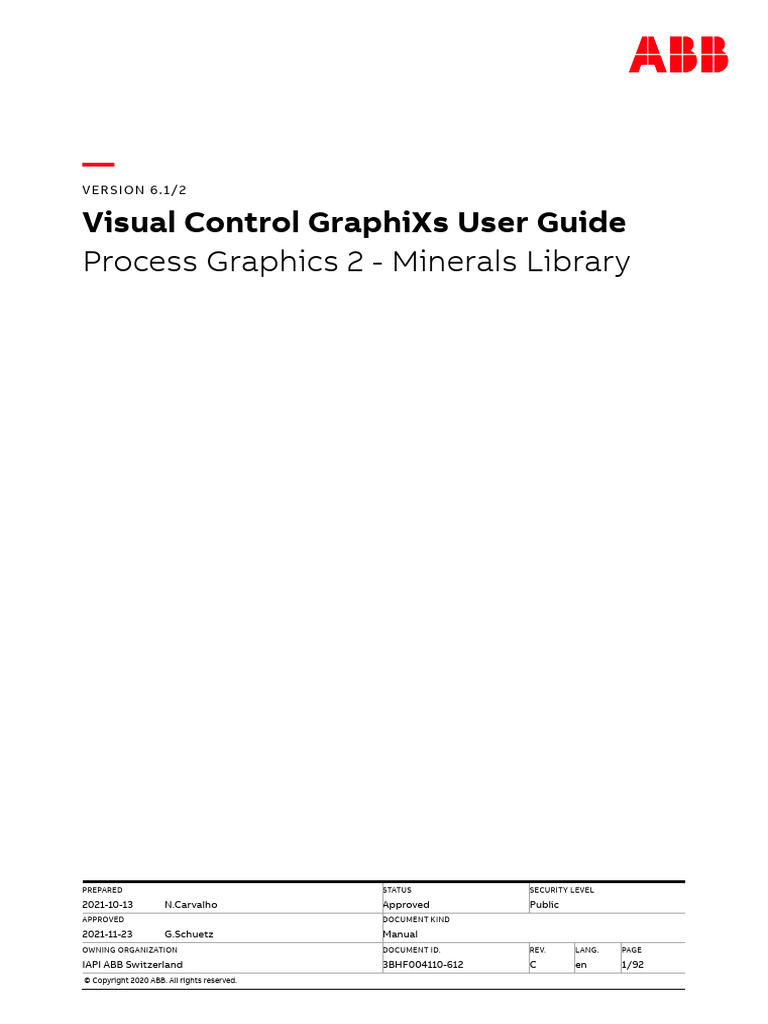 30 3BHF004110-612 VCO GraphiXs User Guide | PDF | Boolean Data Type | Graphics