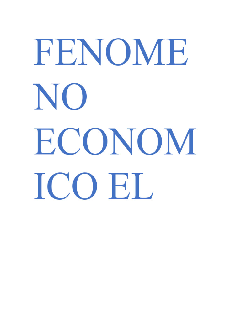 Informe Final Economia | PDF | Economía keynesiana | La política fiscal