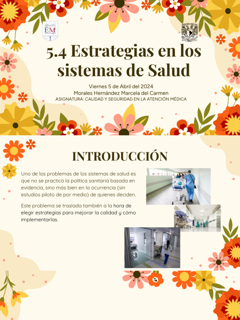 5.4 Estrategias en Los Sistemas de Salud | PDF | Cuidado de la salud | Medicina CLINICA