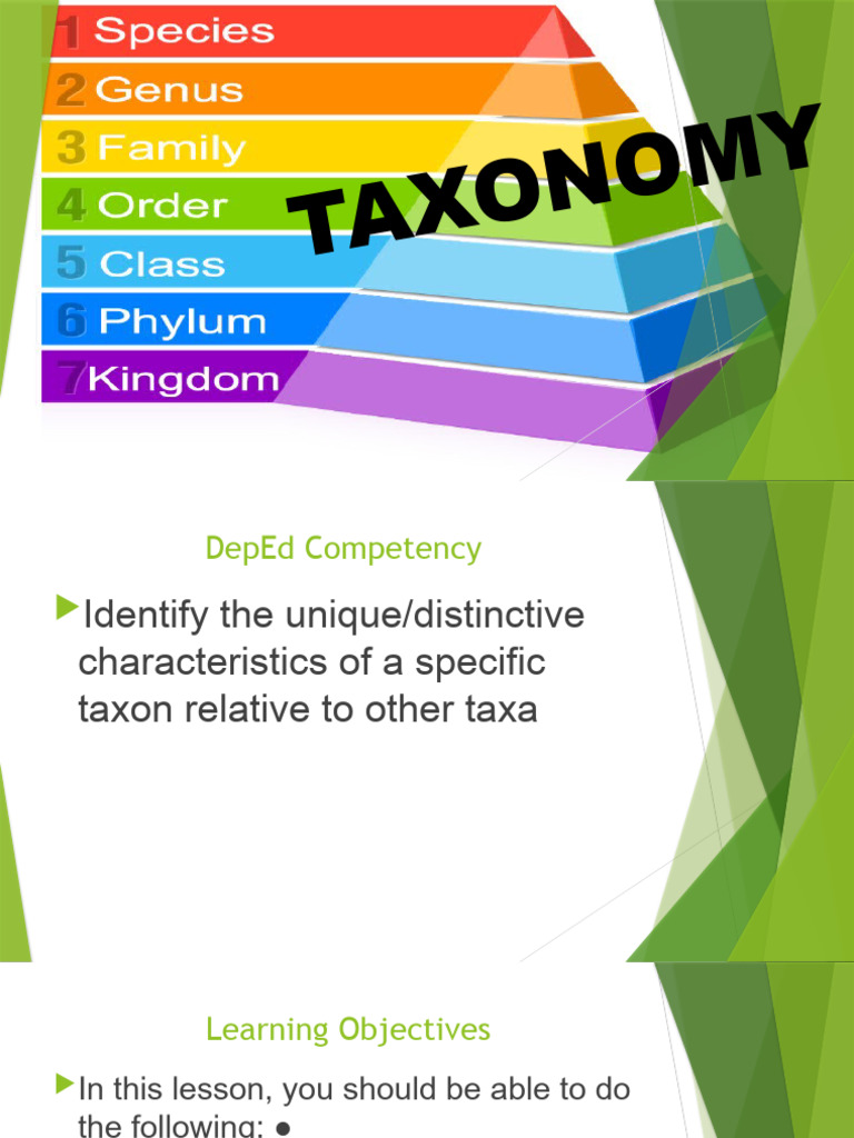 Taxonomy | PDF | Taxonomy (Biology) | Phylogenetics