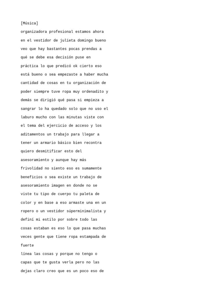 (Spanish (Auto-Generated) ) #CARMENCITAteVISITA - JULIETA DOMINGA ...
