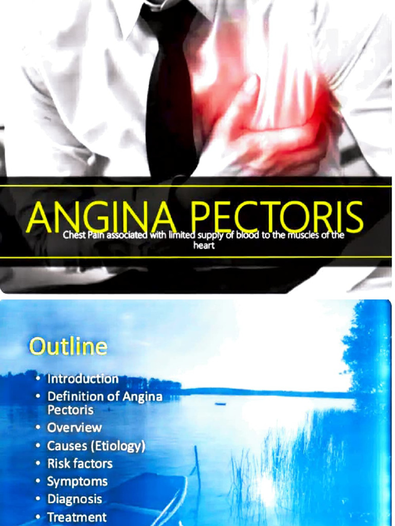 Introduction To Angina Pectoris ??? | PDF