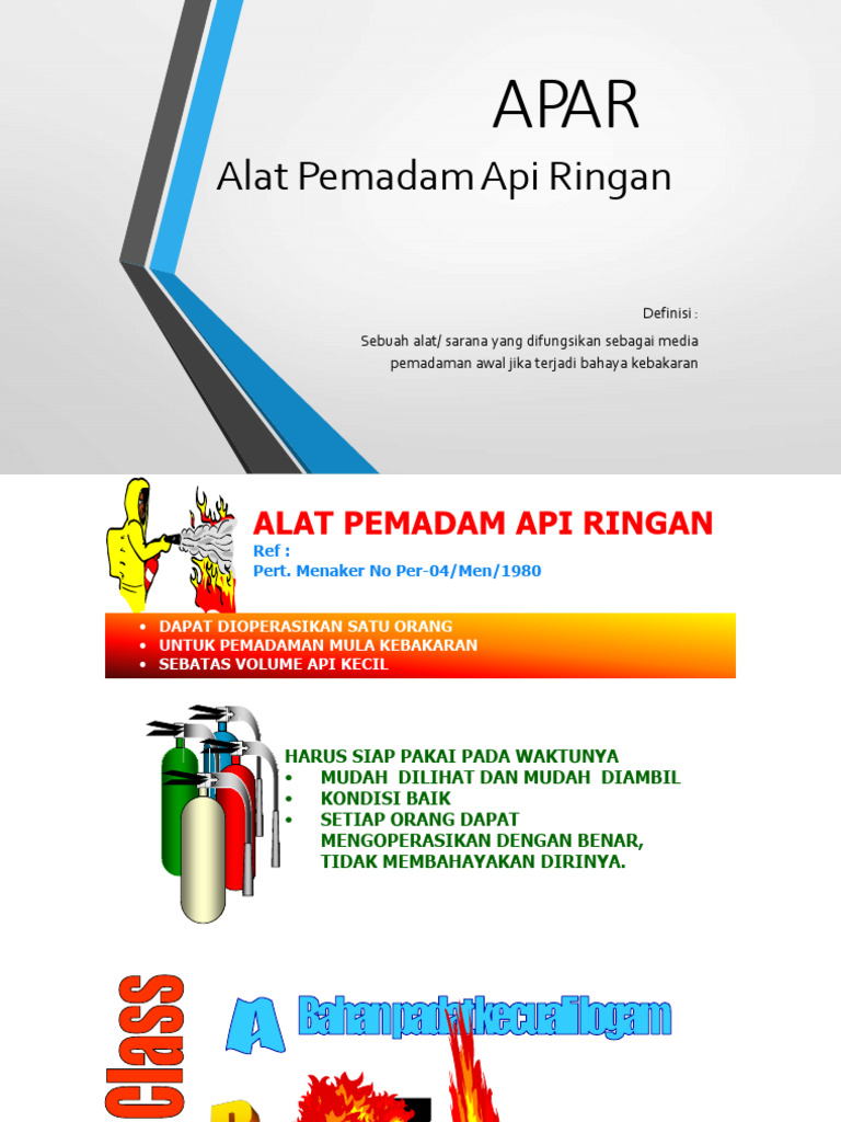 Materi APAR - 2024 | PDF