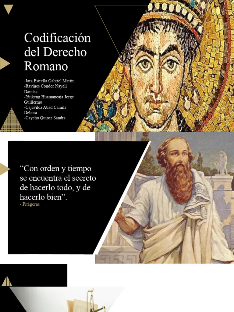 Codificación Del Derecho Romano | PDF | Codificación (ley) | Justiniano I