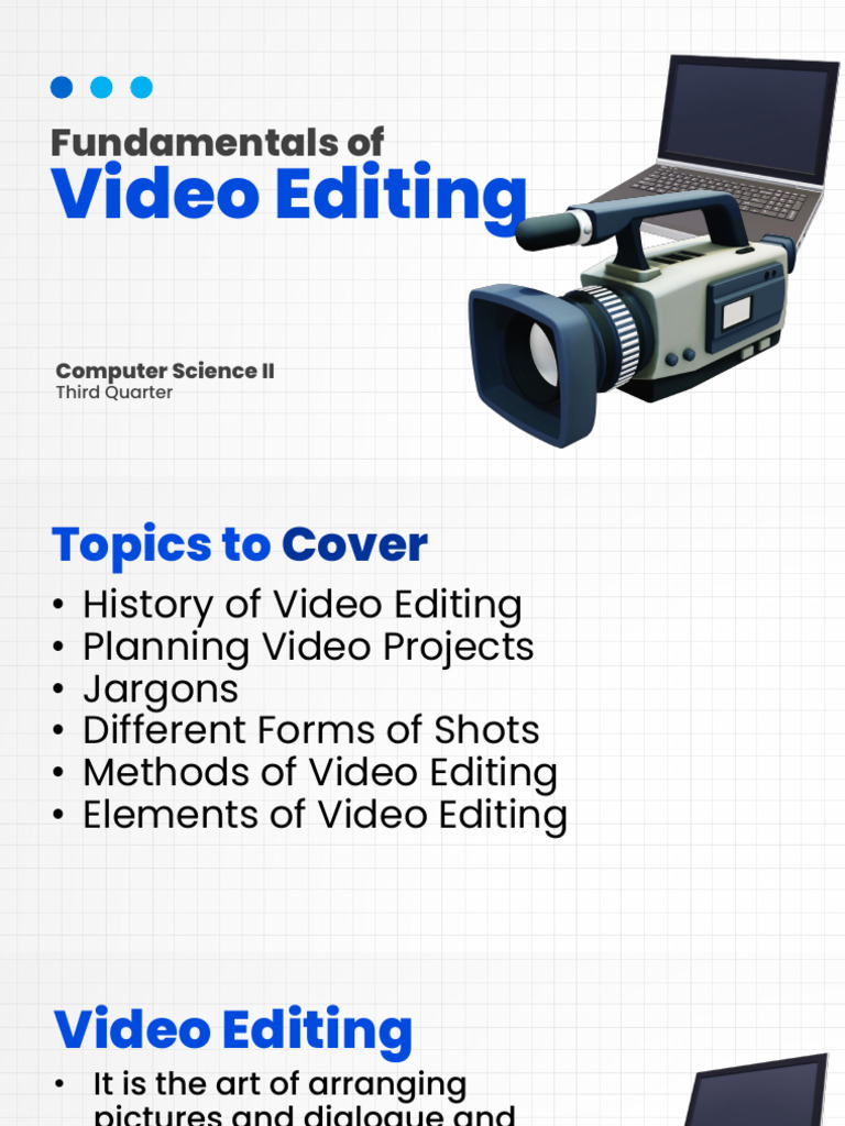 History and Fundamentals of Video Editing | PDF | Composition (Visual ...