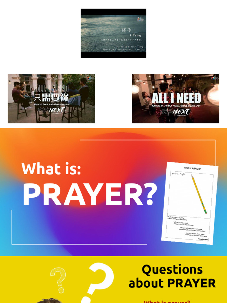 Prayer | PDF | Prayer | God
