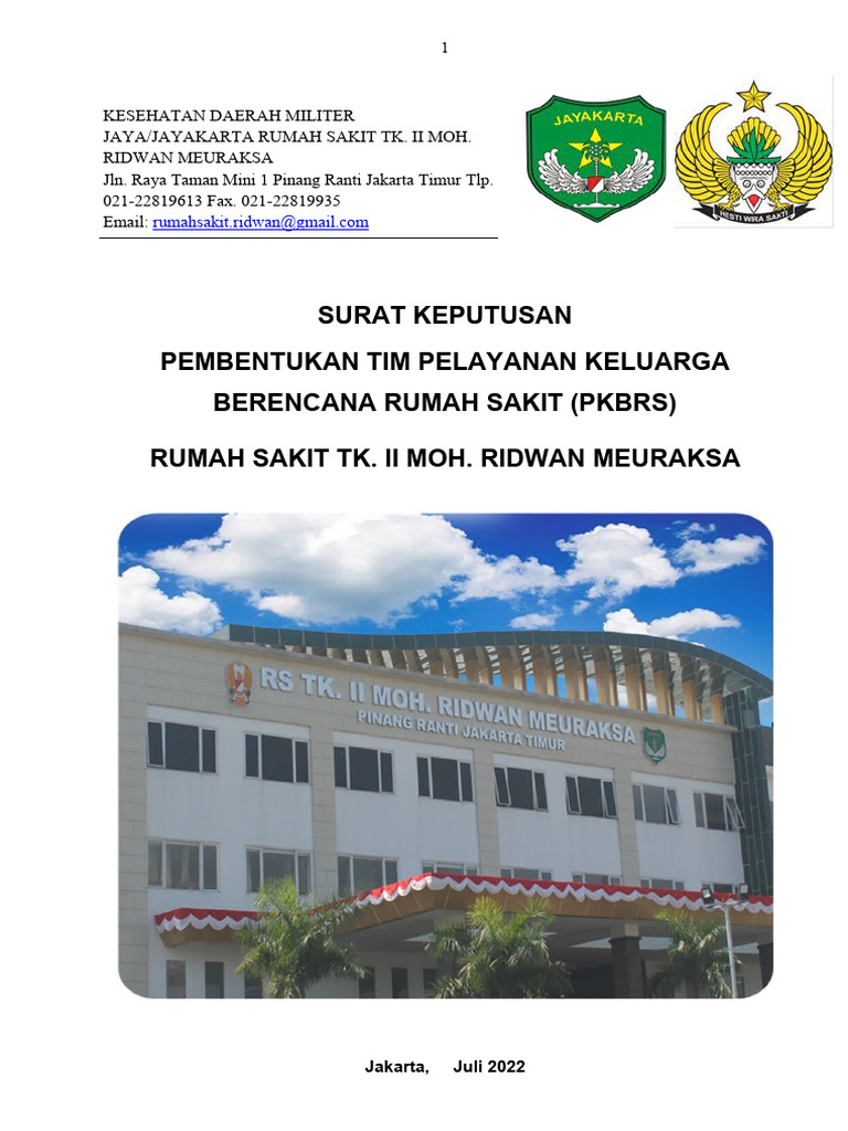 SK Tim PKBRS | PDF