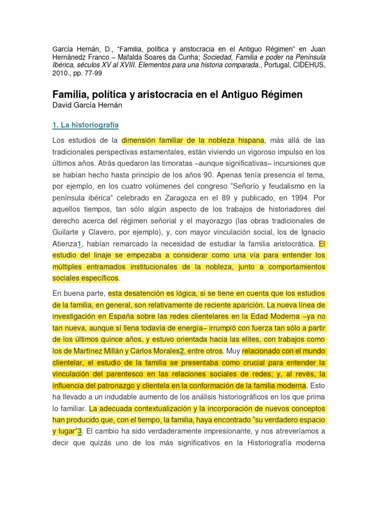 Garc A Hernan | PDF | Nobleza | España