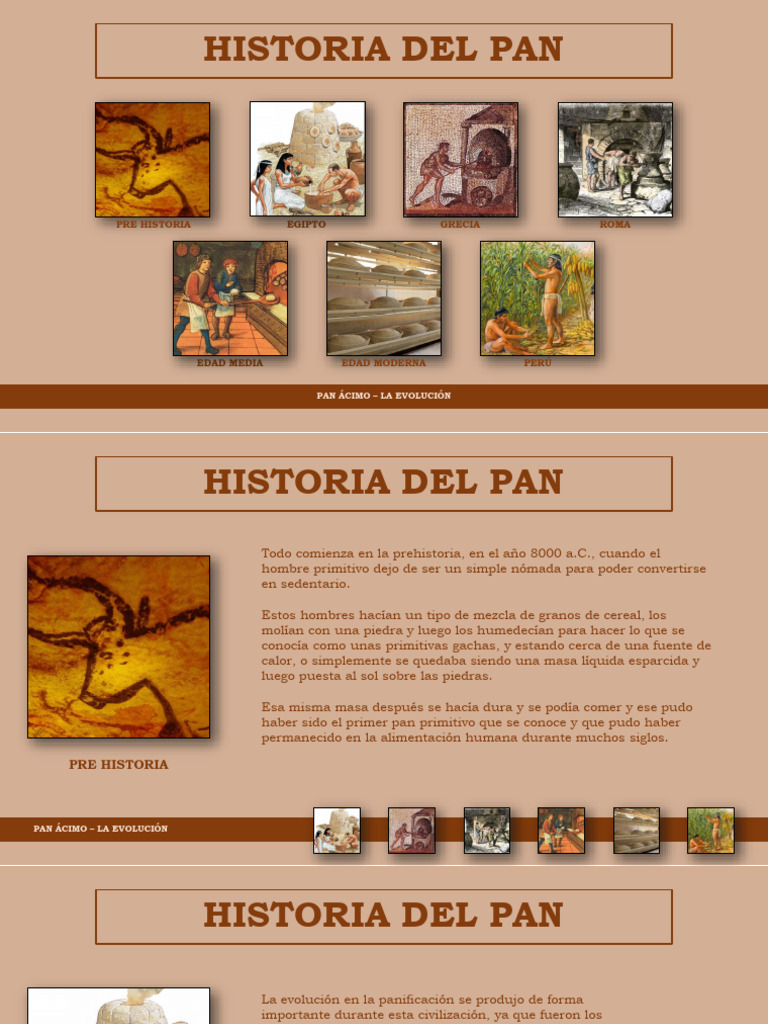Historia Del Pan | PDF | Panes | Alimentos