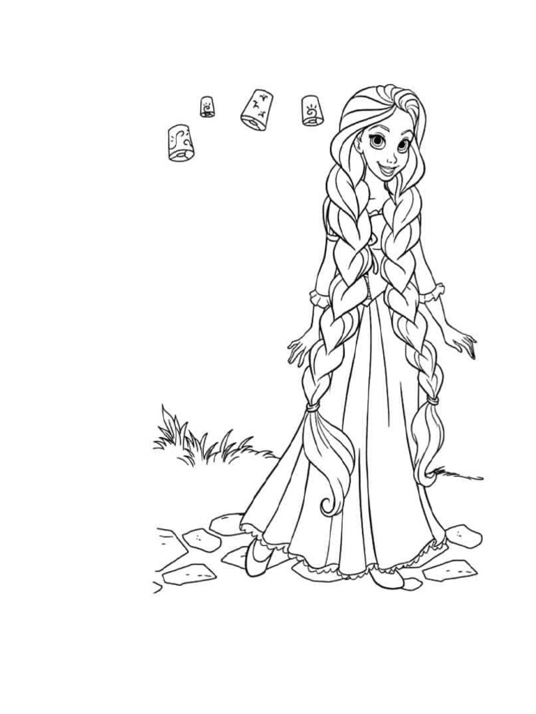 Enrredados Imagenes para Coloriar | PDF