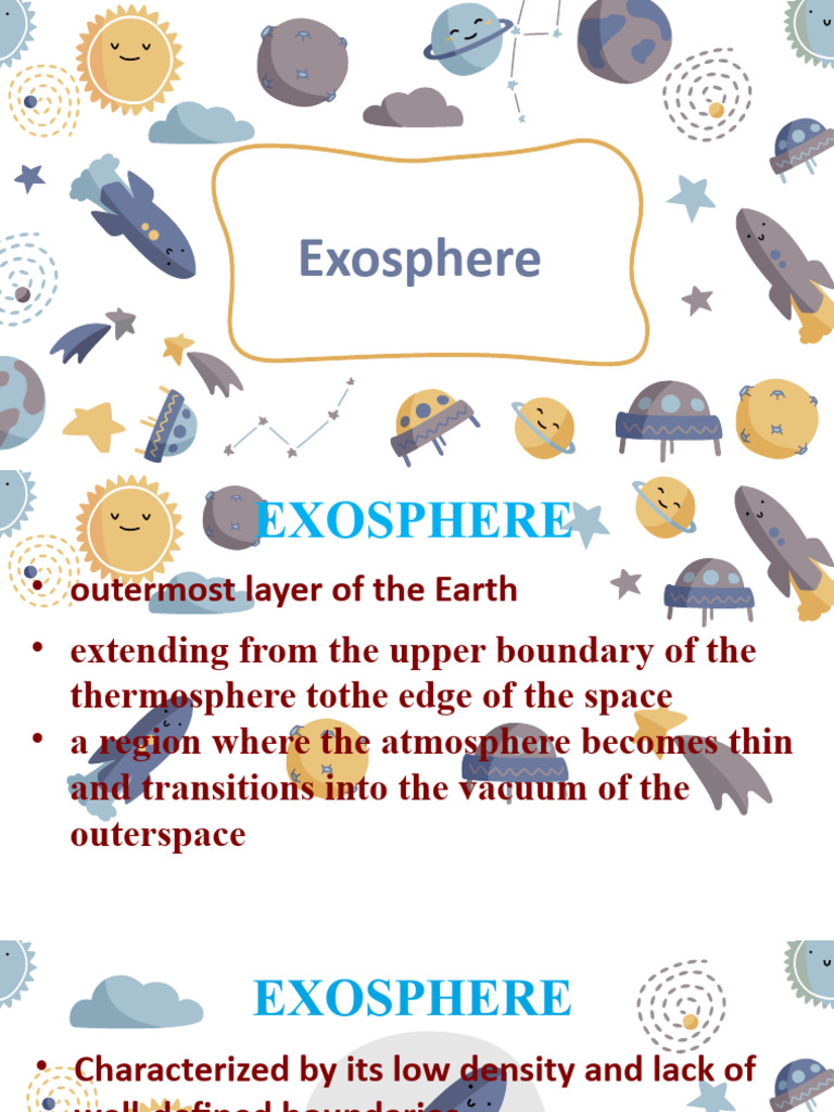 Exosphere: Earth's Outer Layer | PDF