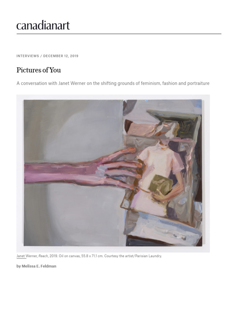 A Conversation With Janet Werner On The Shifting Grounds of Feminism ...