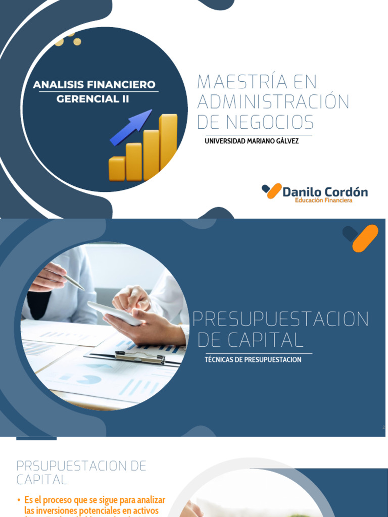 Presupuestación de Capital y Tasas de Interés | PDF | Interés | Tasa interna de retorno