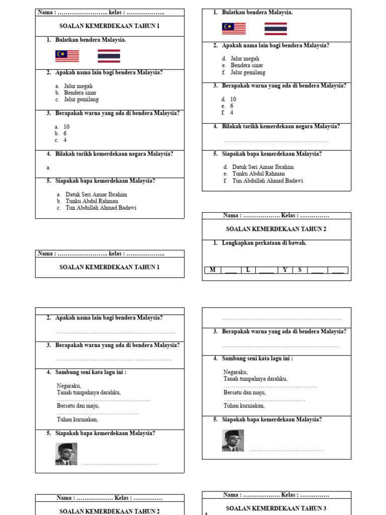 Soalan Merdeka 2023 | PDF