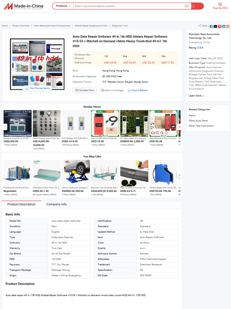 Auto Date Repair Software 49 in 1tb HDD Alldata Repair Software V10.53 ... Auto Date Repair Software 49 in 1tb HDD Alldata Repair Software V10.53 ...