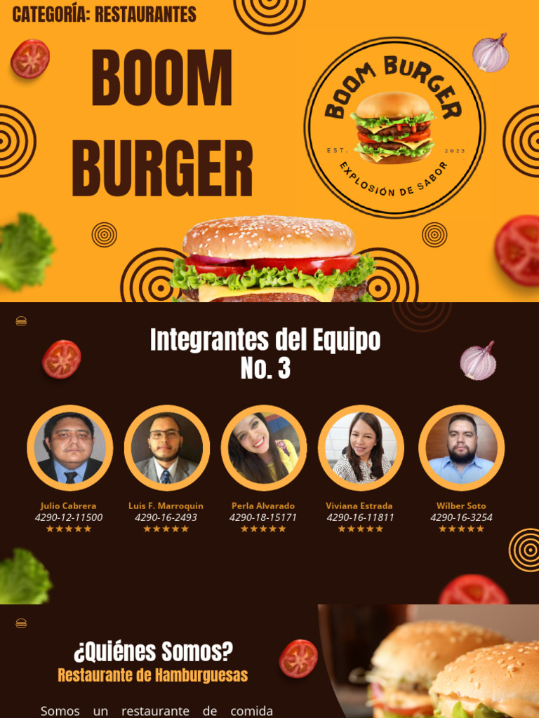Publicidad de Boom Burger 2023 | PDF | Iniciativa empresarial | Facebook