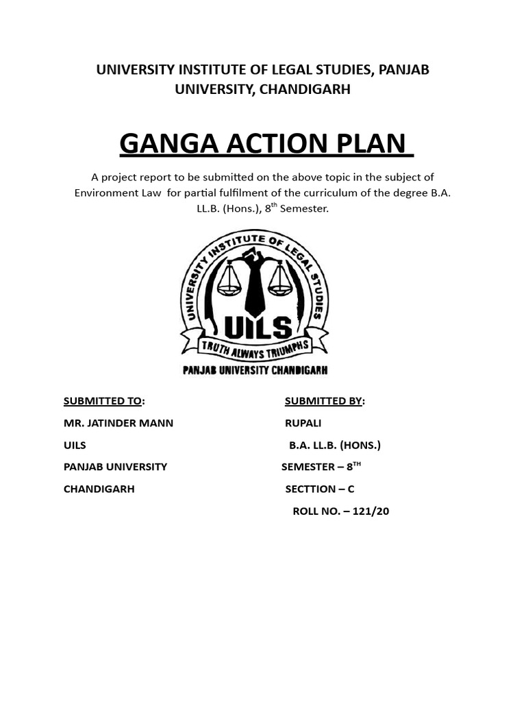 Ganga Action Plan | Download Free PDF | Sewage Treatment | Water Pollution