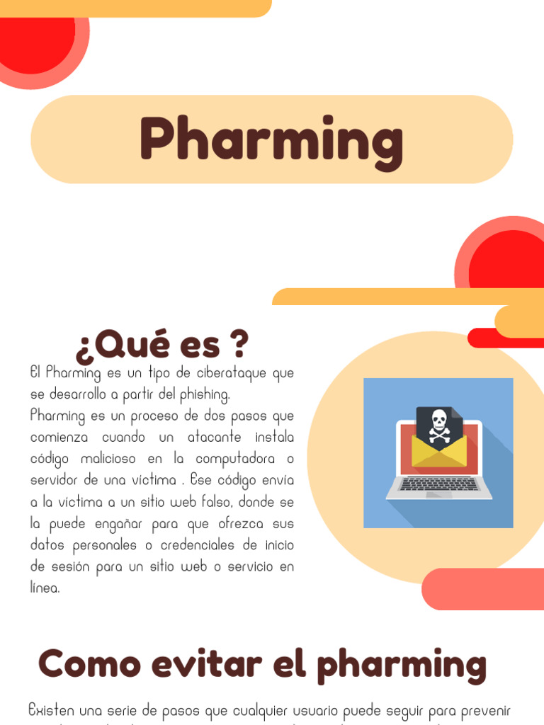 Protege tus datos del pharming | PDF | sistema de nombres de dominio | Malware