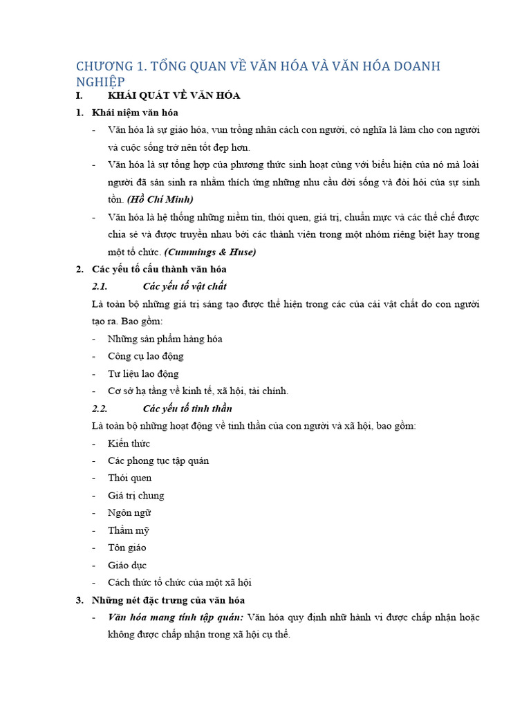 Bài giảng VHDN | PDF