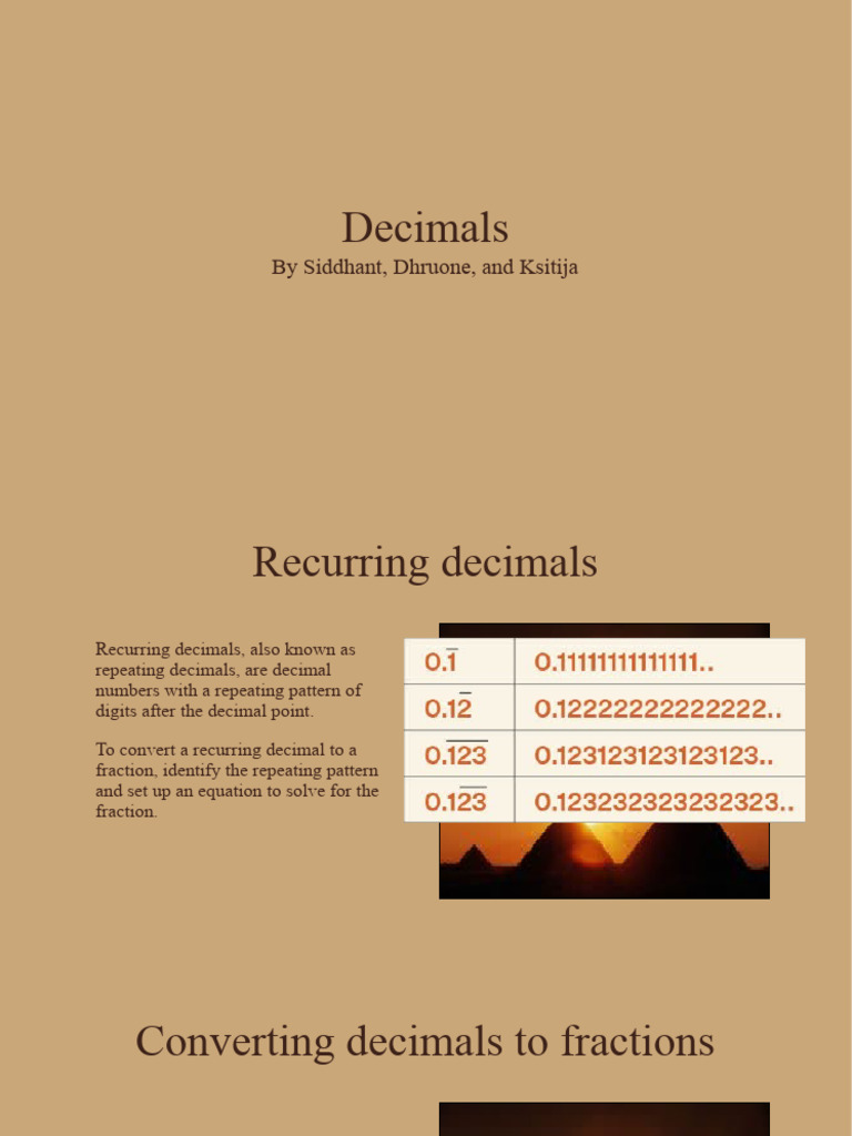 Decimals | PDF