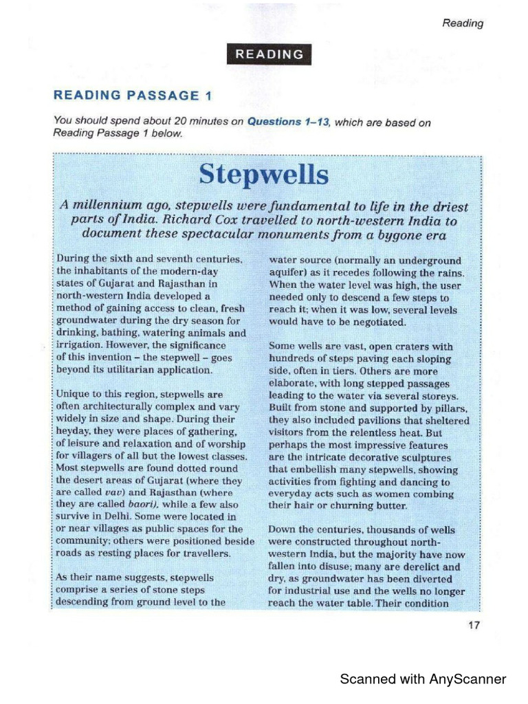 Reading Part 1 | PDF