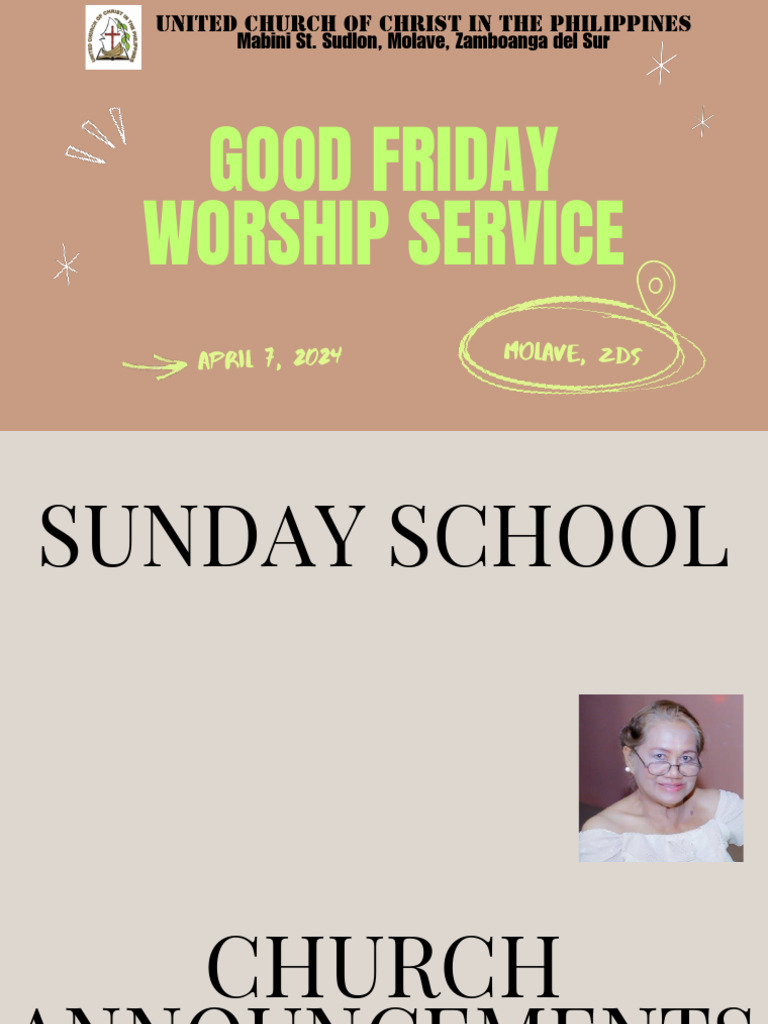 GOOD FRIDAY Worship Service | Download Free PDF | Lord's Prayer | Worship