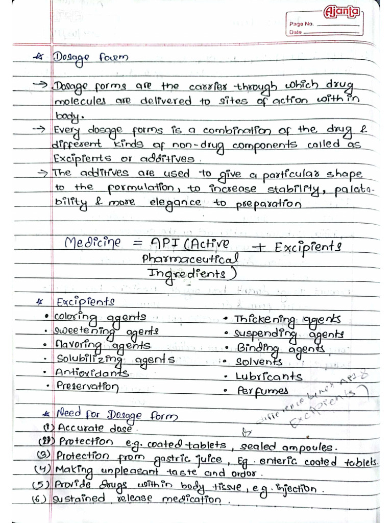 Dosage Forms | PDF
