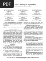 IEEE - Conference Template A4 | PDF | International System Of Units ...