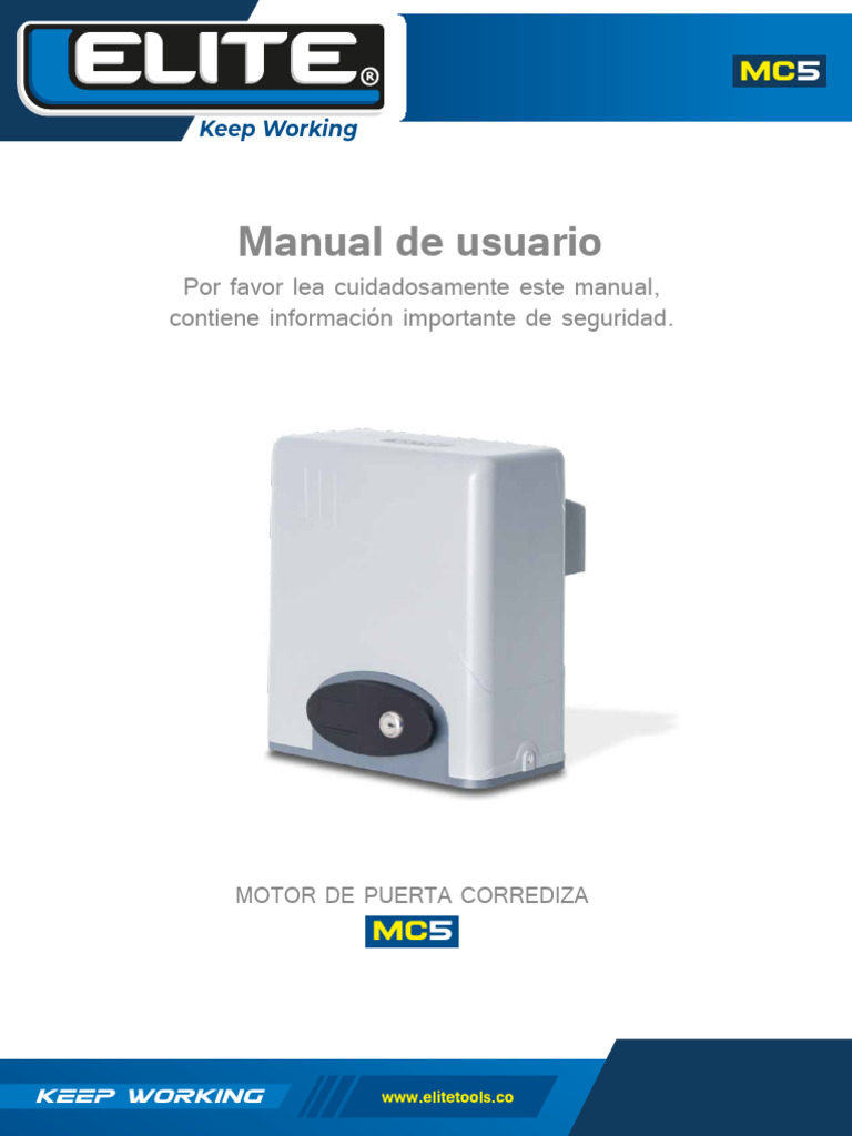 MC5_manual_de_usuario_esp_-_ing_V2 | PDF | Cambiar | Engranaje