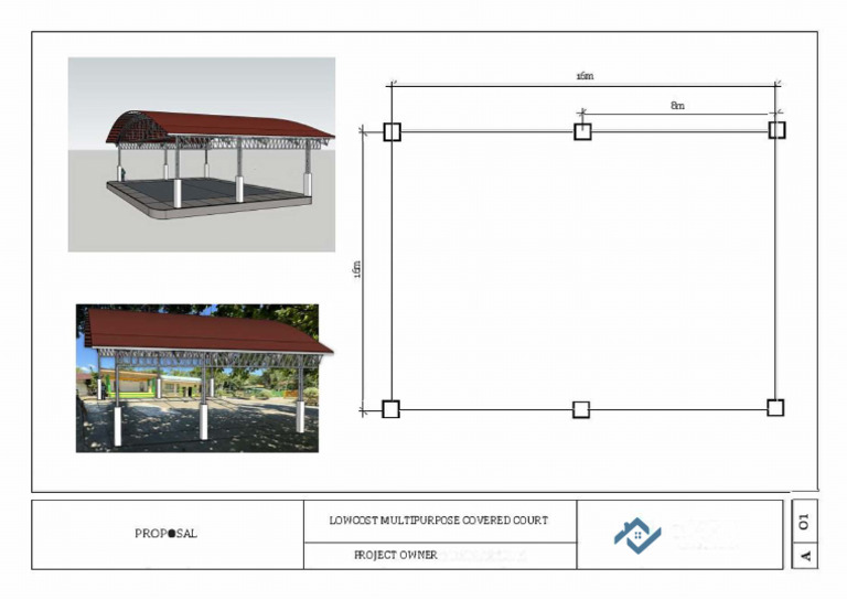 Low-Cost Multipurpose Court Proposal | PDF