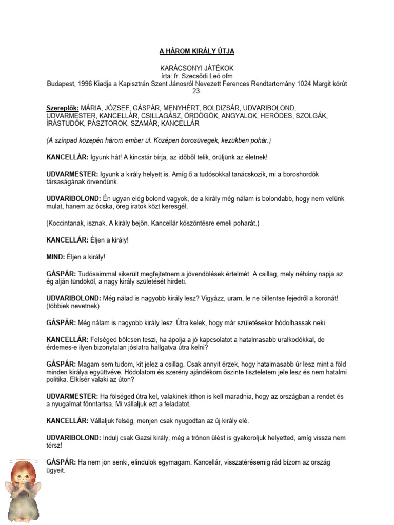 A HÁROM KIRÁLY ÚTJA | PDF