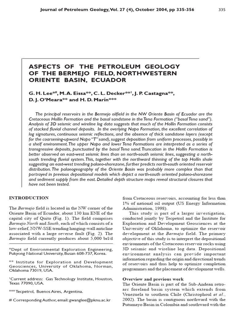 Lee Et Al., 2004 | PDF | Rift | Earth Sciences