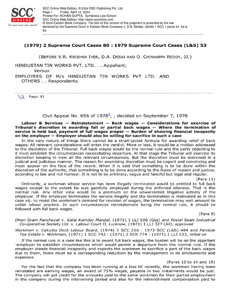 J_1979_2_SCC_80_1979_SCC_LS_53_AIR_1979_SC_75_19 | PDF | Justice ...