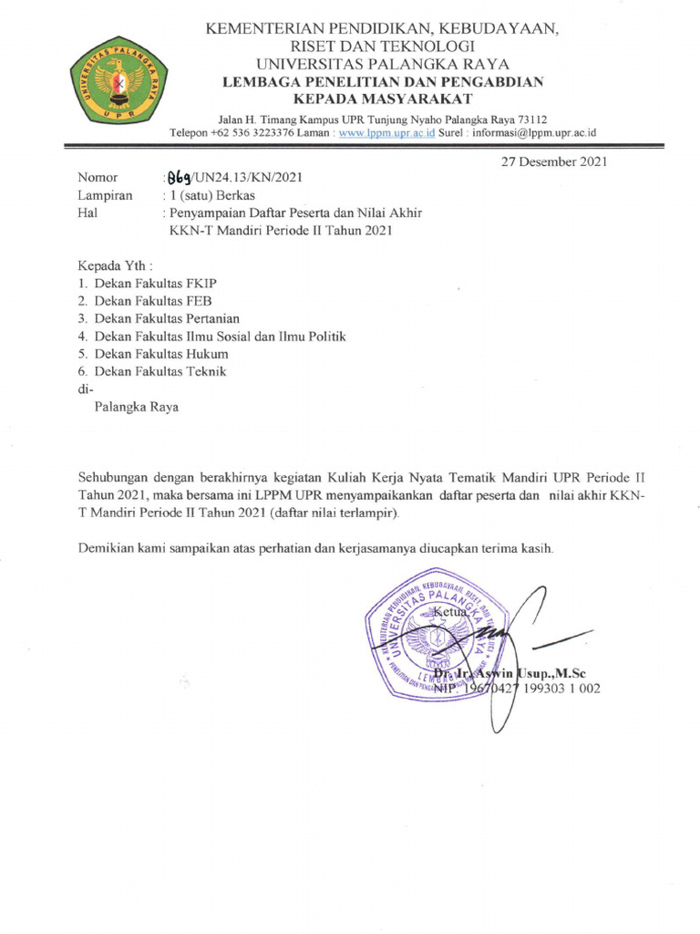 Fak - Hukum - Dpna KKNT Mandiri Periode Ii | PDF