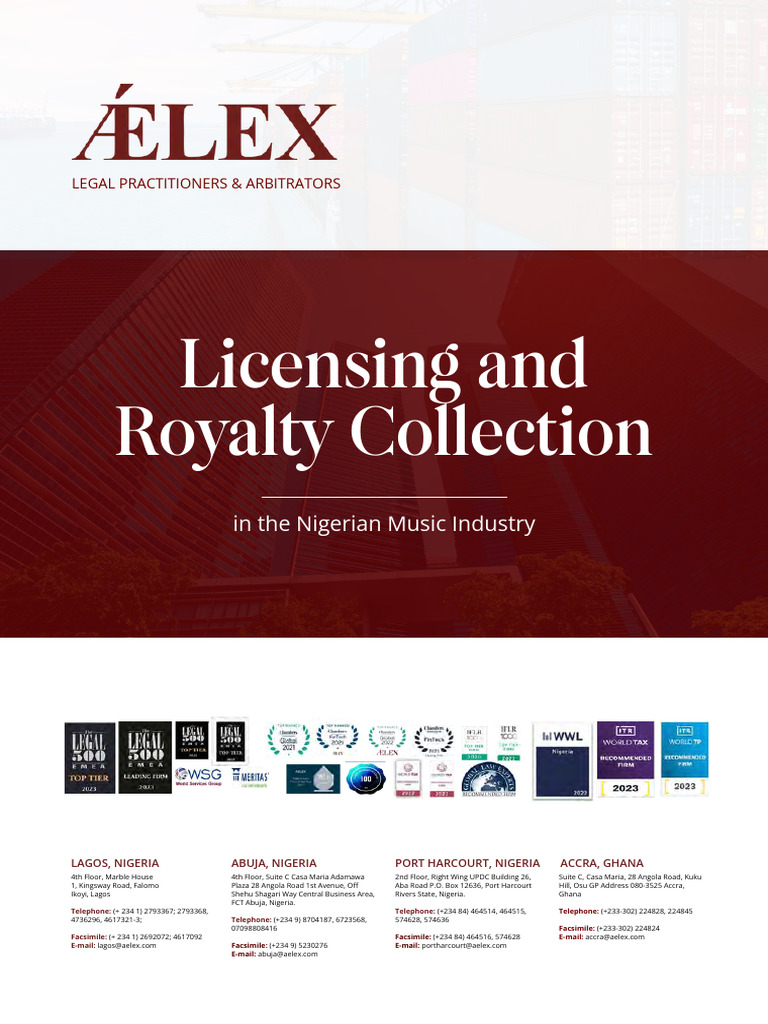 Licensing and Royalty Collectiona | PDF | License | Copyright