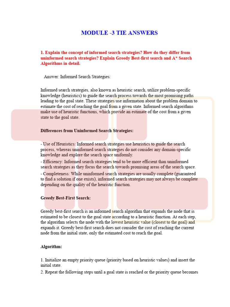 MODULE -3 solved (11)pdf | PDF | Knowledge Representation And Reasoning | Theoretical Computer ...