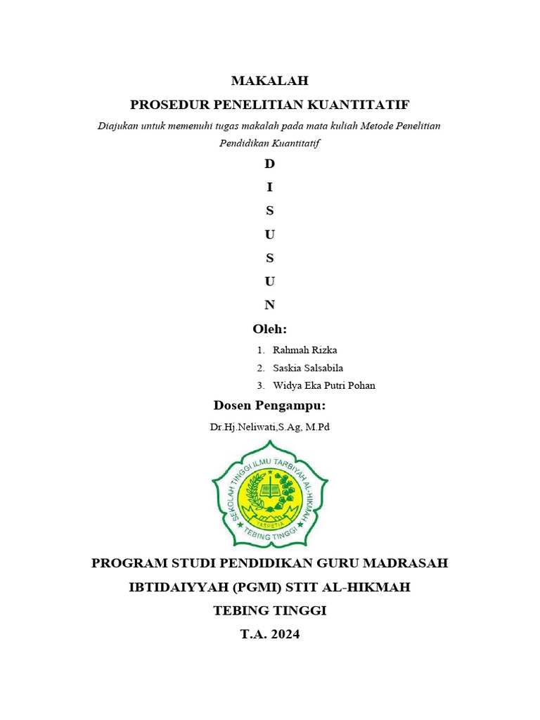 Makalah Penelitian | PDF